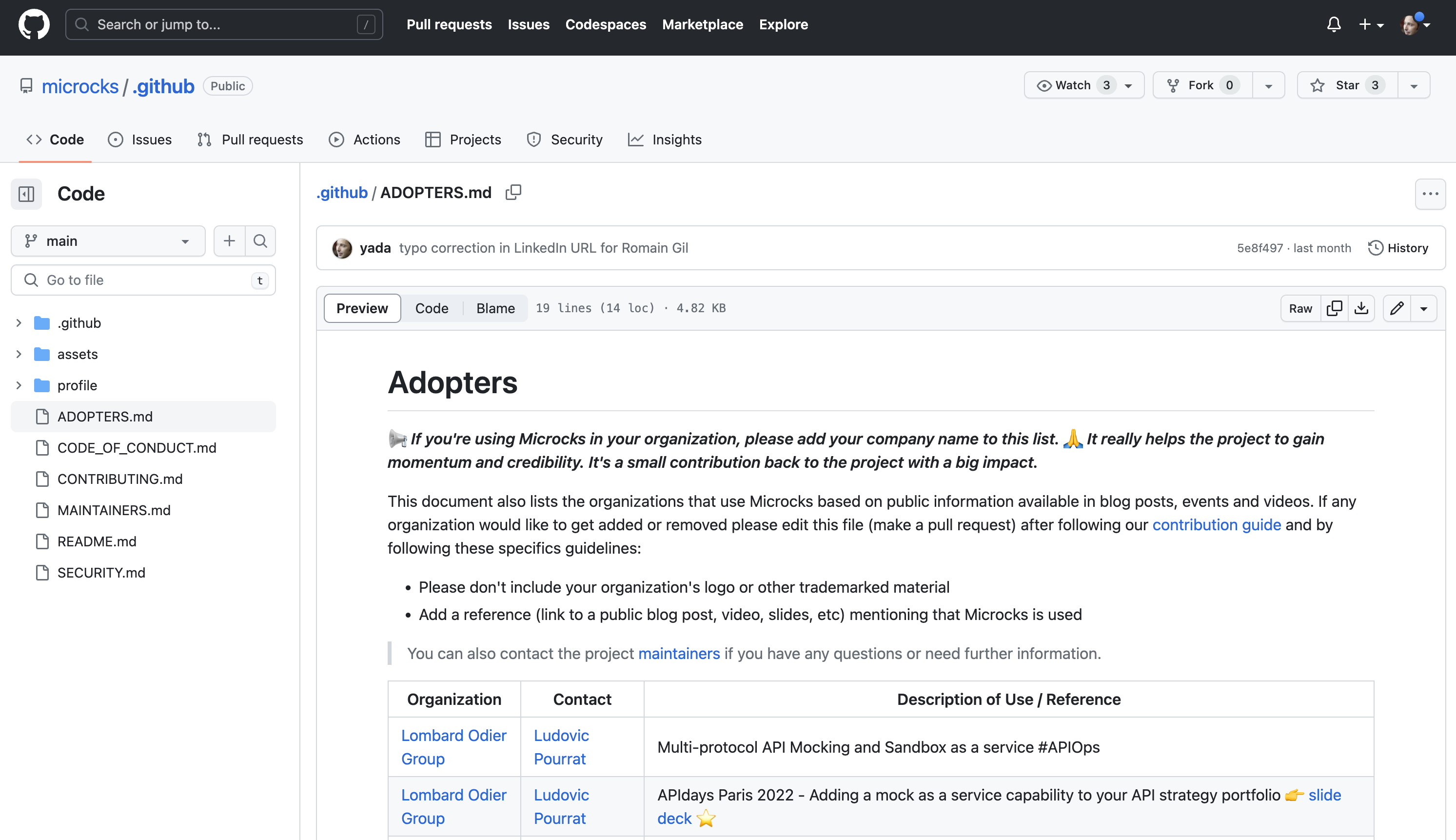 Join the Microcks Adopters list and Empower the vibrant open source Community 🙌