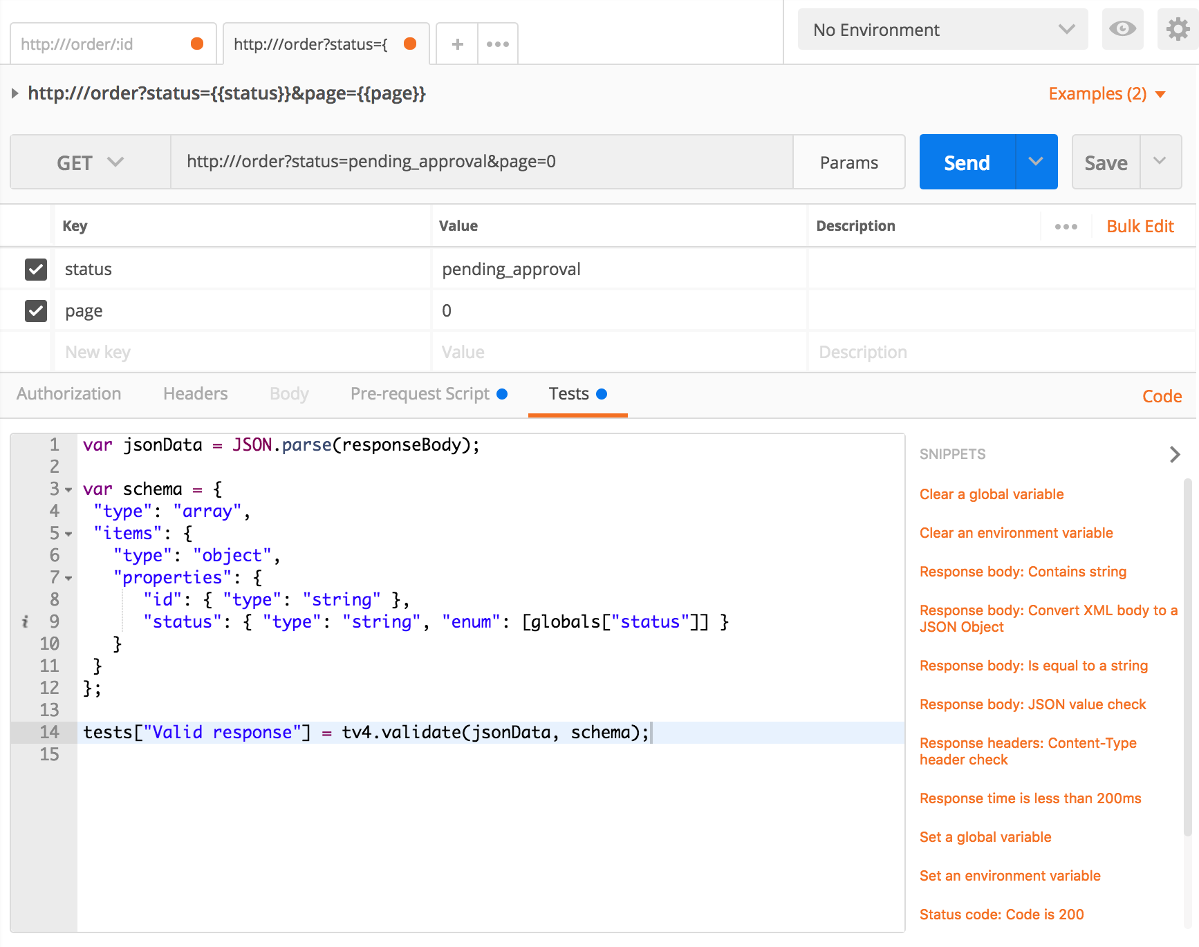 Postman Conventions